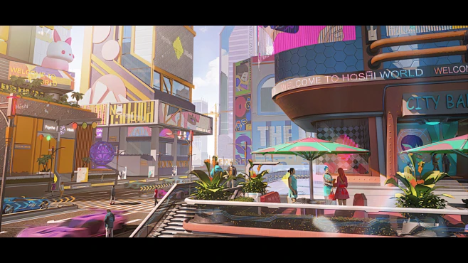 cyber street-花瓣网