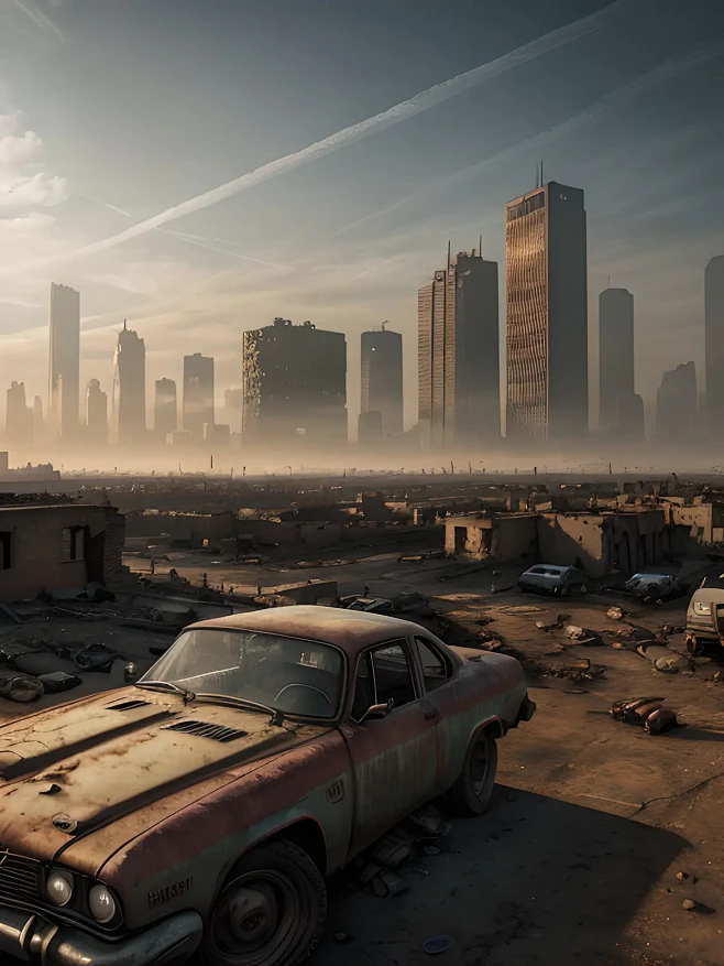 末日废墟 | 无界AI-花瓣网