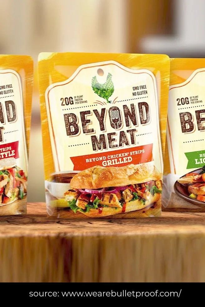 Beyond Chicken, Grilled Chicken Strips, Meat Packing, Rice-花瓣网