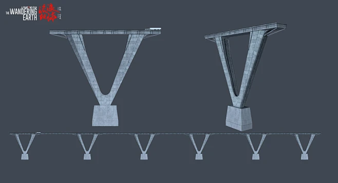 THE WANDERING EARTH - EARTH ENGINE BRIDGE-花瓣网