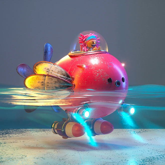 Cool 3D Illustrations by VAGO | Inspiration Grid : Awesome selection of ...