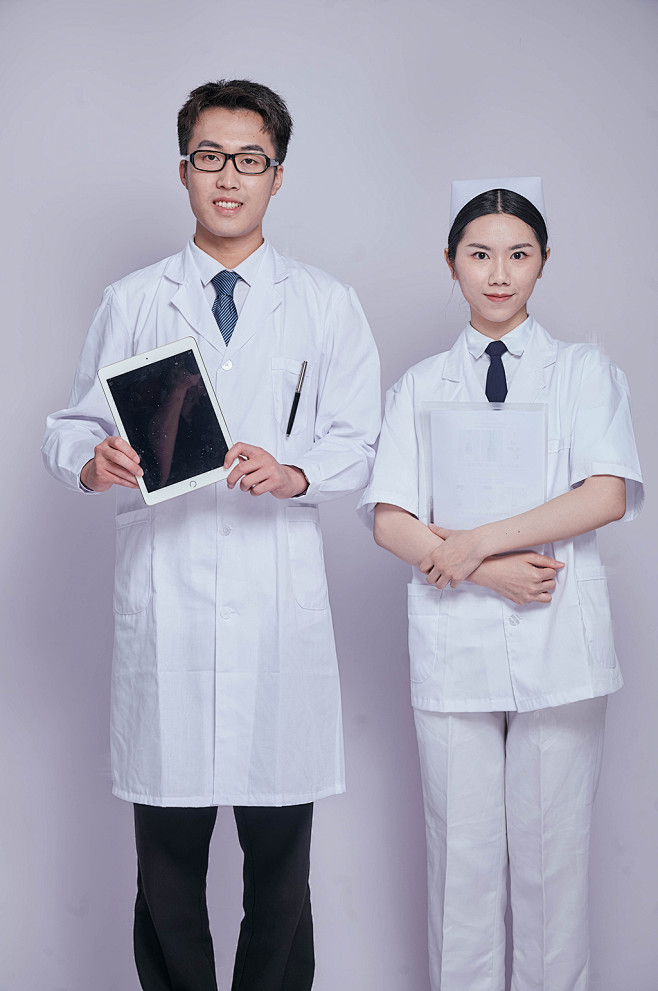 医生护士组合男女医务人员人物摄影图片-众图网-花瓣网