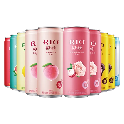 RIO锐澳鸡尾酒套装女生酒预调酒微醺全系列330ml*10罐洋酒果酒-花瓣网