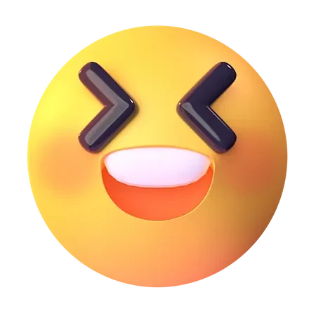 Laughing 3D Icon