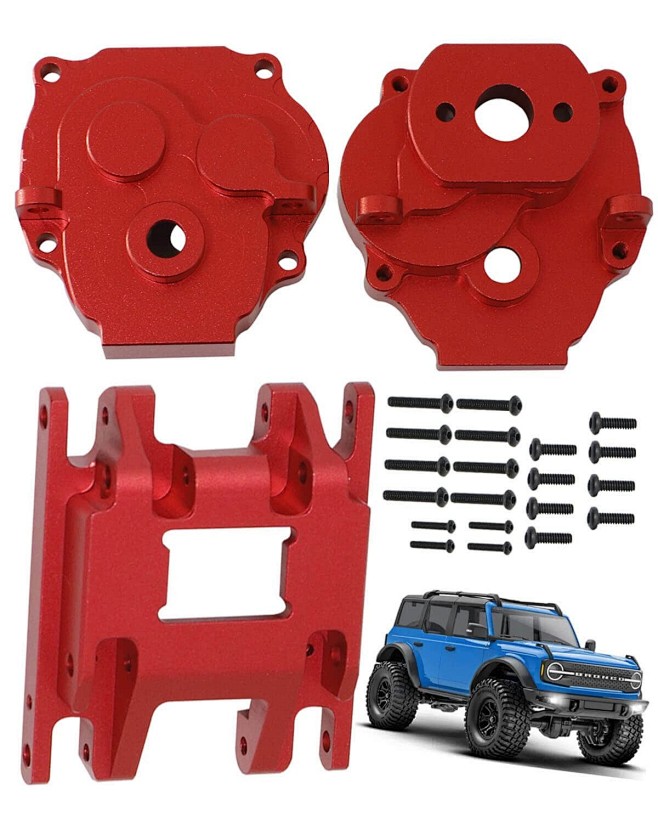 RCMYou RC Upgrade Parts for 1/18 TRX4M,Aluminum Gearbox Transmission ...