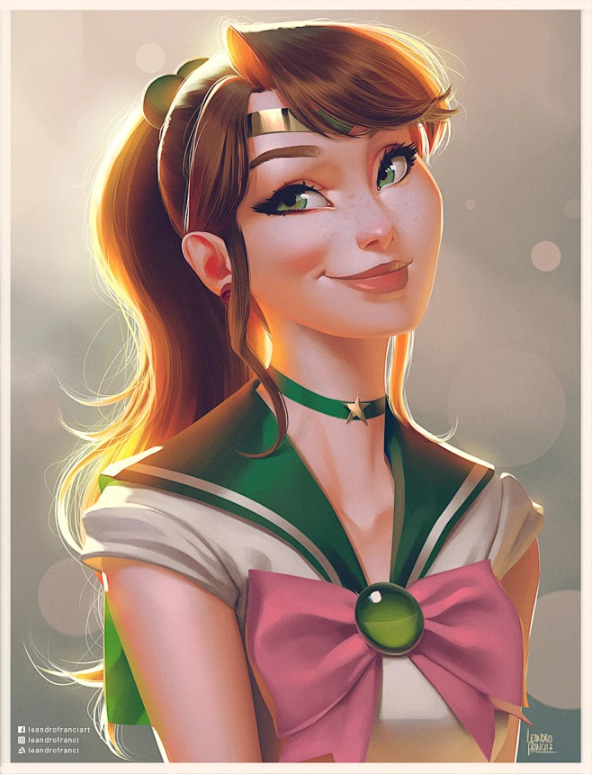 Sailor Mars Portrait, Leandro Franci : Sailor Mars. A little less angry ...