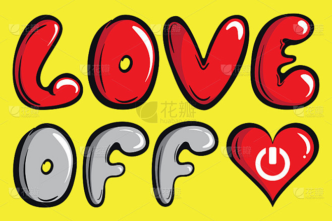 爱off和心标志