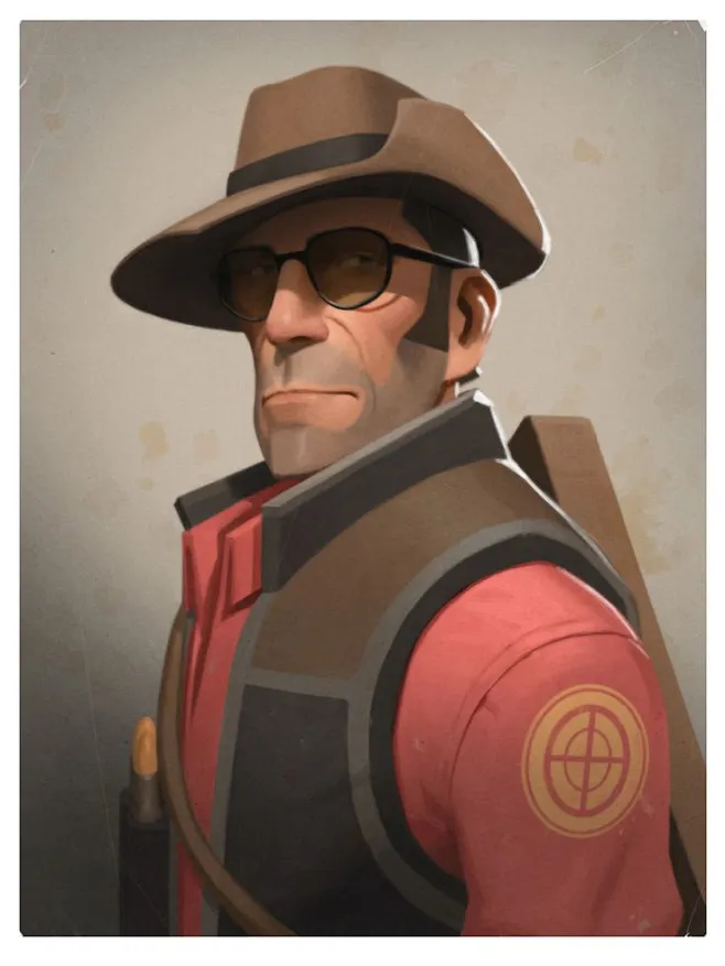 Team Fortress 2 portraits by Moby Francke-花瓣网