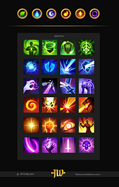 技能icon-花瓣网|陪你做生活的设计师 | me Art game design icon design icons UI ui art ...