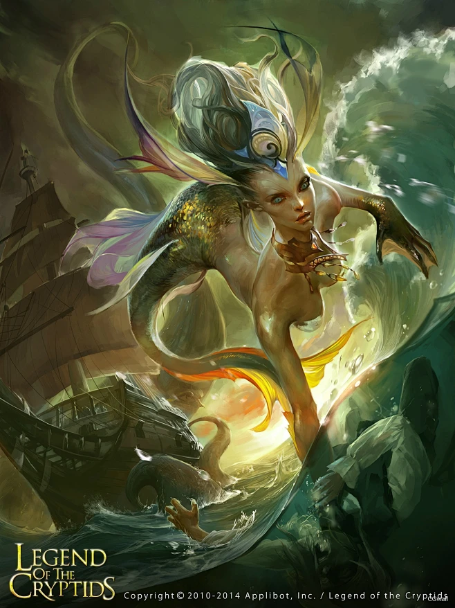 CGwall游戏原画网站_美女插画-花瓣网