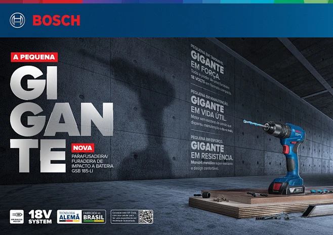 campaign Bosch Power Tools baterias Ferramentas elétricas motores ...