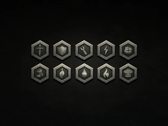 Stone_badges-花瓣网
