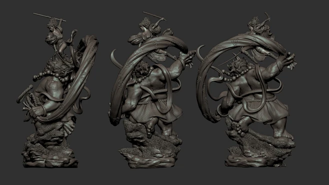 Samurai vs Fujin-花瓣网