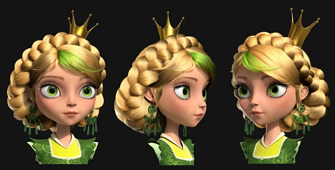 Tsarevny. Vasilisa, Romjke Hitoffskiy : 3D character Vasilisa for TV ...
