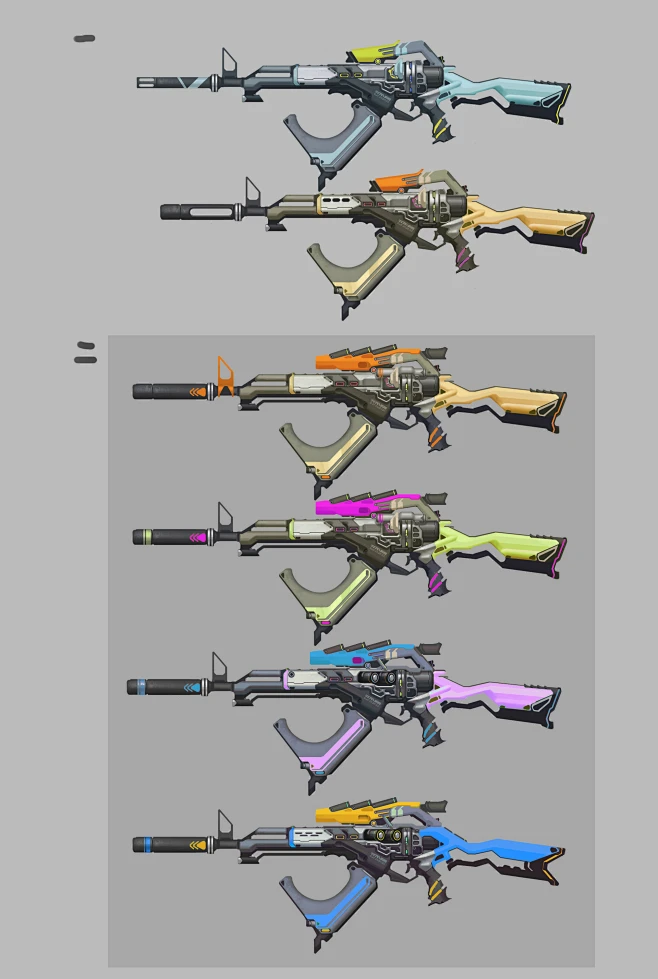 2D Weapons-Stylized/Sci-Fi-花瓣网