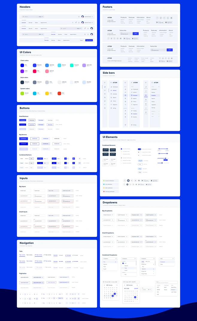 ATOM: Wireframe UI KIT : Library for efficient workThe library will ...