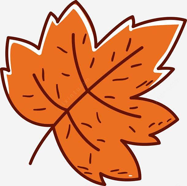 手绘红色枫叶素材图免抠png素材_新图网ixintu.com