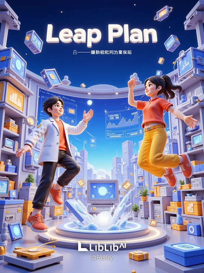 运营动态3D海报[场景/IP]_狼叔Waitgoo-LoRA-狼叔waitgoo-LiblibAI-花瓣网