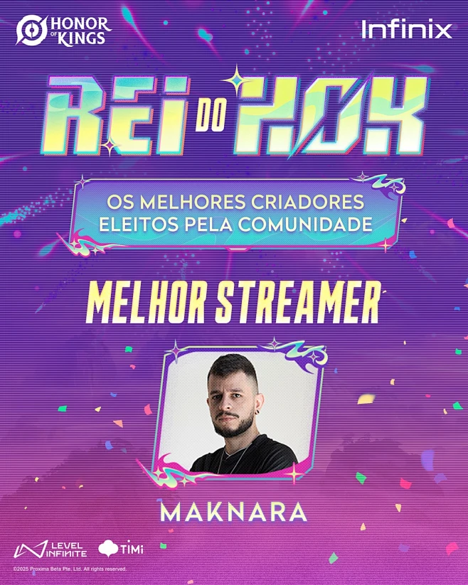 Photo by Honor of Kings Brasil on March 08, 2025. 可能是包含下列内容的图片：1 位用户、海报 ...