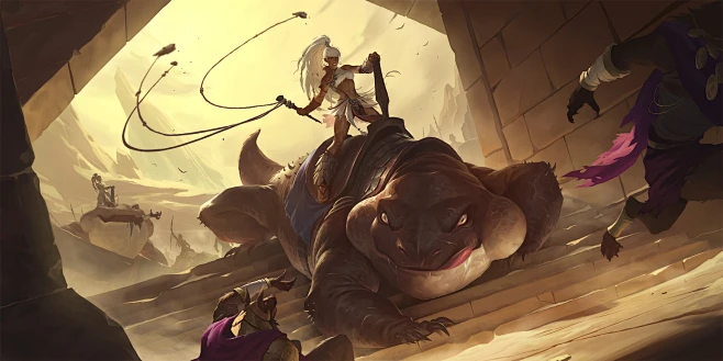 {游戏系列}美国RUNETERRA符文传说（UI,角色，场景）-花瓣网