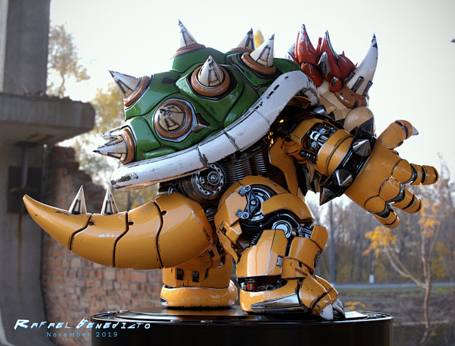 Robo-Bowser & Robo-Mario