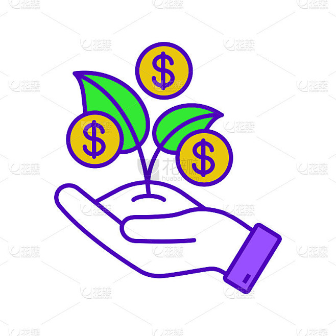 Seed money icon
