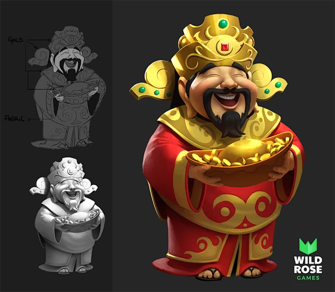 china chinese kung fu nian Cai shen dragon asian Master dog year-花瓣网
