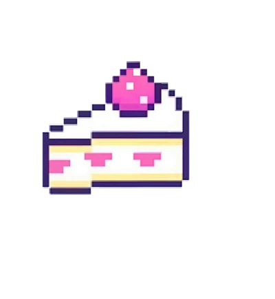 【米图网-52mitu.com】像素 故障 弹窗 复古 蛋糕 点心像素风-花瓣网