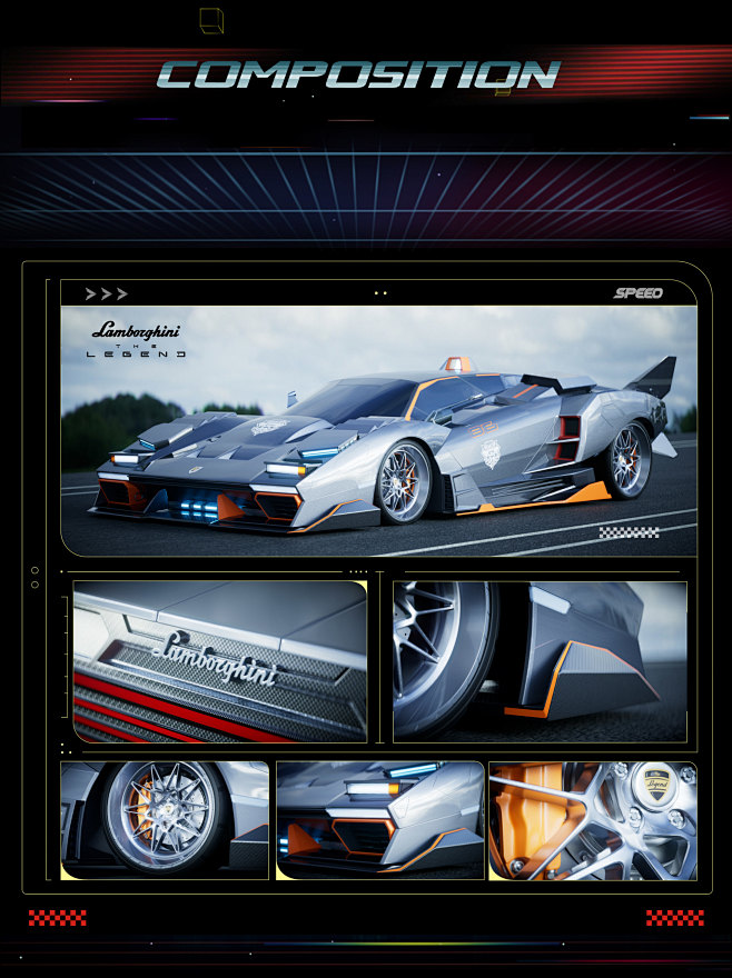 QQ Speed X Lamborghini Countach LP400