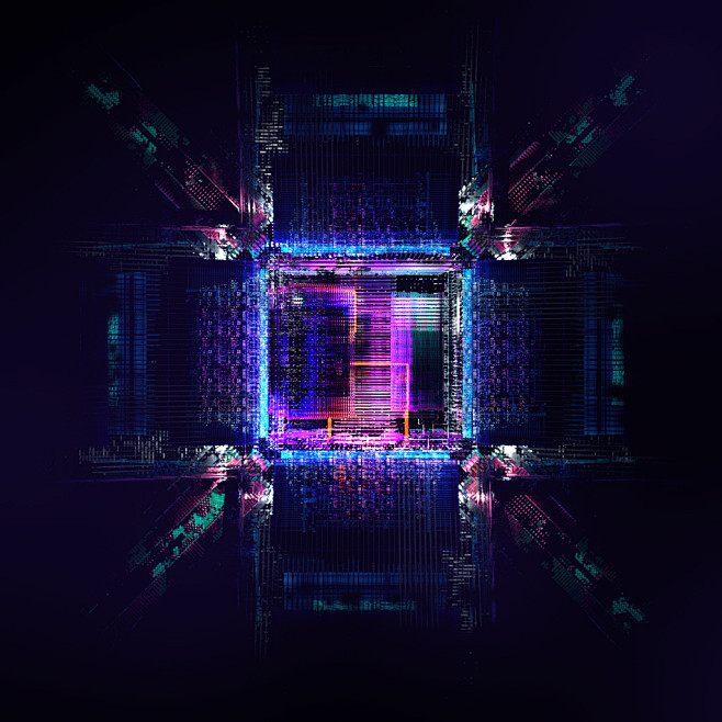 c4d design digital 3D motion graphics Data futuristic