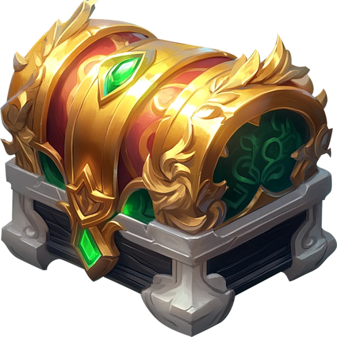 sosoensoc1255_Chinese_style_game_treasure_chest_icon_yellow_and ...