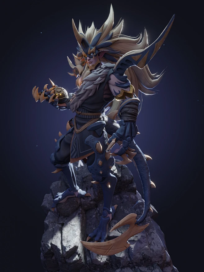 龙人（泰国设计师Helen Stifler）-CG99(cg99.com)-花瓣网