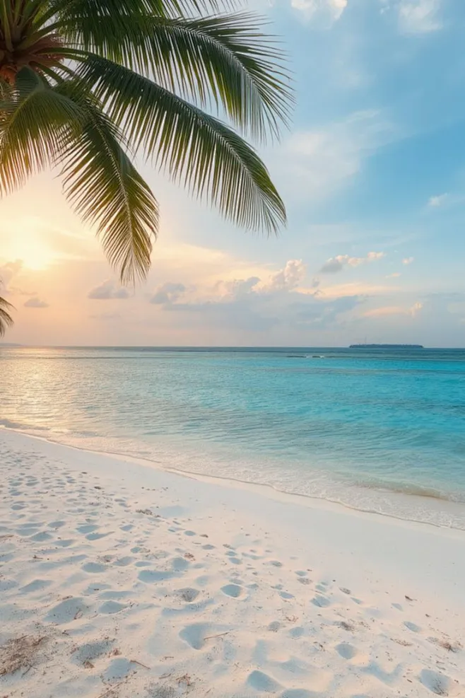 Sunset Bliss_ Tropical Beach Escape-花瓣网