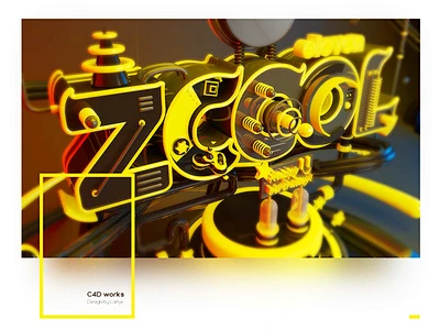 C4D practice-花瓣网