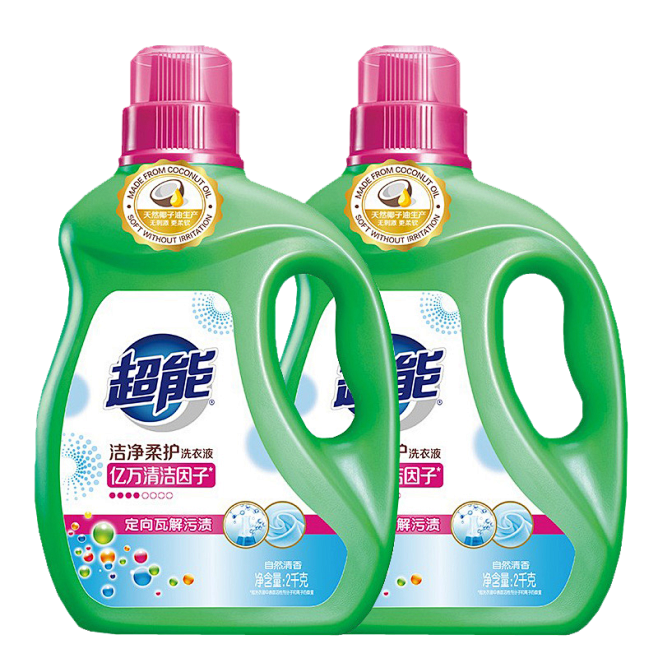 超能洗衣液2千克