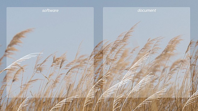 唯美实景电脑桌面分区壁纸