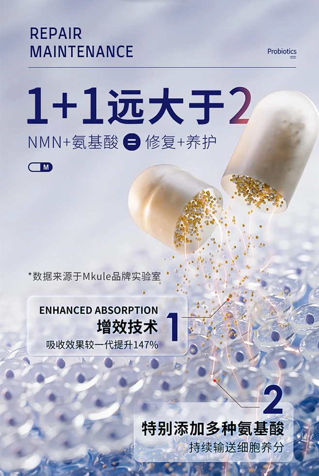 NMN9600 Mkule美国nmn12000NAD+进口原装烟酰胺单核苷酸18000胶囊-tmall.hk天猫国际-花瓣网