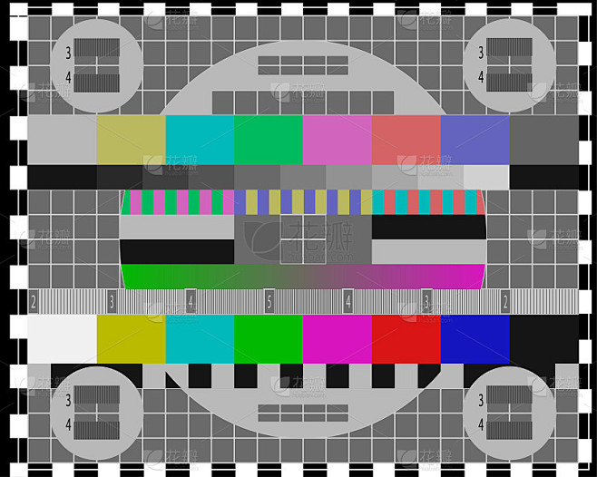 Test card TV.