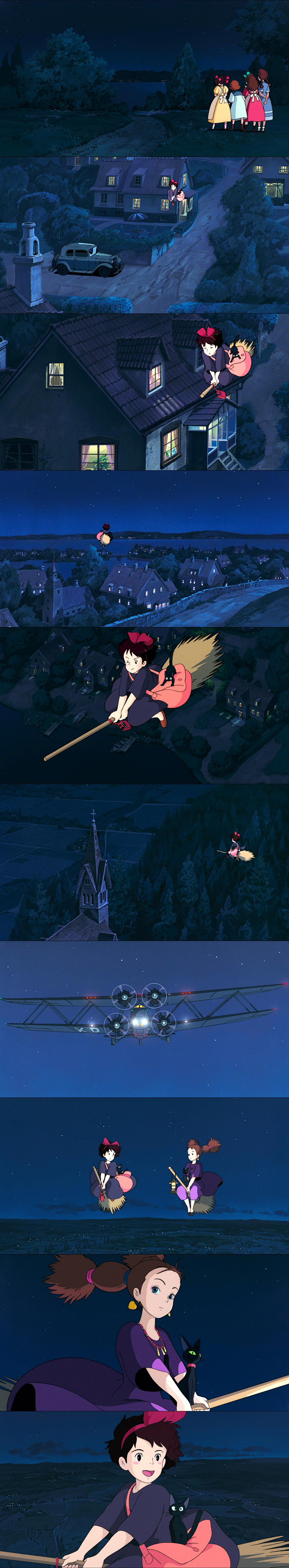 【魔女の宅急便 Kiki's Delivery Service 1989】07 吉卜力宫崎骏 #电影场景# #电影截图# #电影海报# #电影剧照#