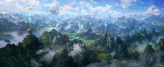 草原场景原画草地场景来自cgbook.cn (992)