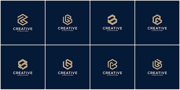 字母B标志logo矢量图素材