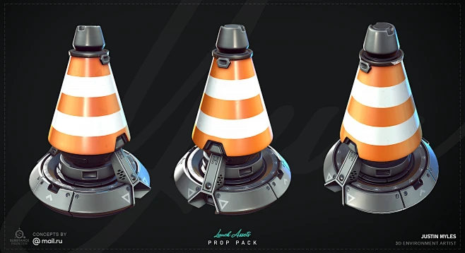 Stylised Sci-fi Prop Pack-花瓣网