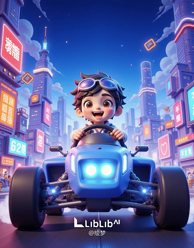 运营动态3D海报[场景/IP]_狼叔Waitgoo-LoRA-狼叔waitgoo-LiblibAI-花瓣网