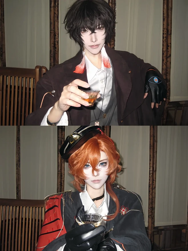 我和你 最天生一对。#文豪野犬 #太中 #cos@雾弥umi^ ^，采集@屿堍-花瓣网