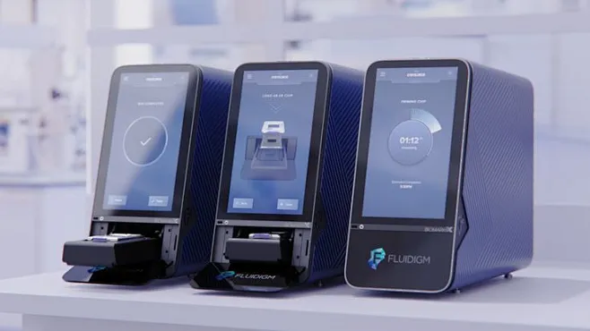 Biomark™X is a bioscience instrument that performs real-time PCR, a ...
