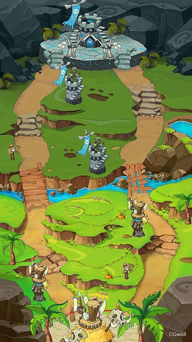 CGwall游戏原画网站_草地图-花瓣网