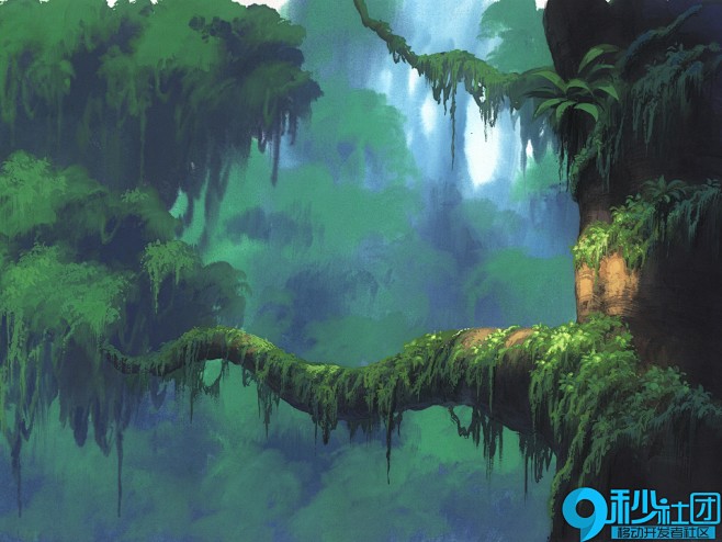 草原场景原画草地场景来自cgbook.cn (512)