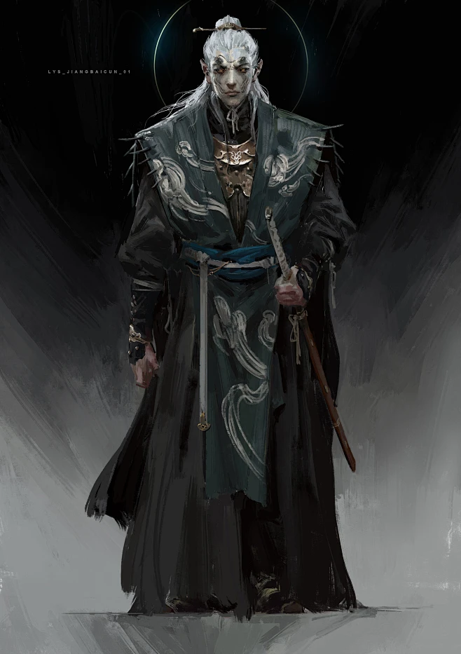 黑神话 人物：悟空51 黑悟空 杨奇 -花瓣网