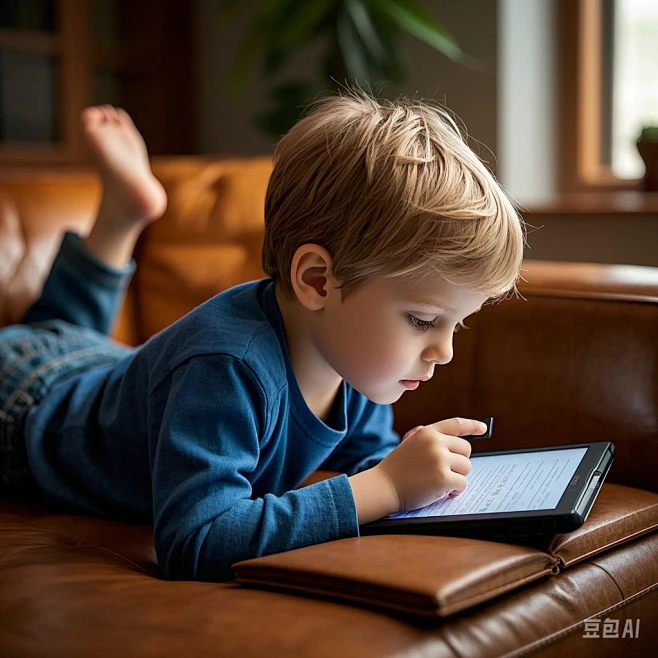 外国小孩看书 (5)-花瓣网