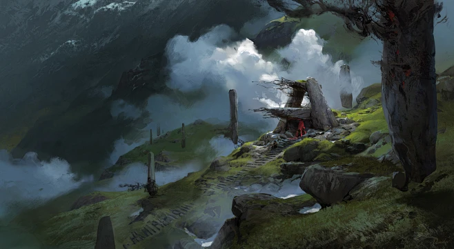 Endless slope and the rotting stones-花瓣网